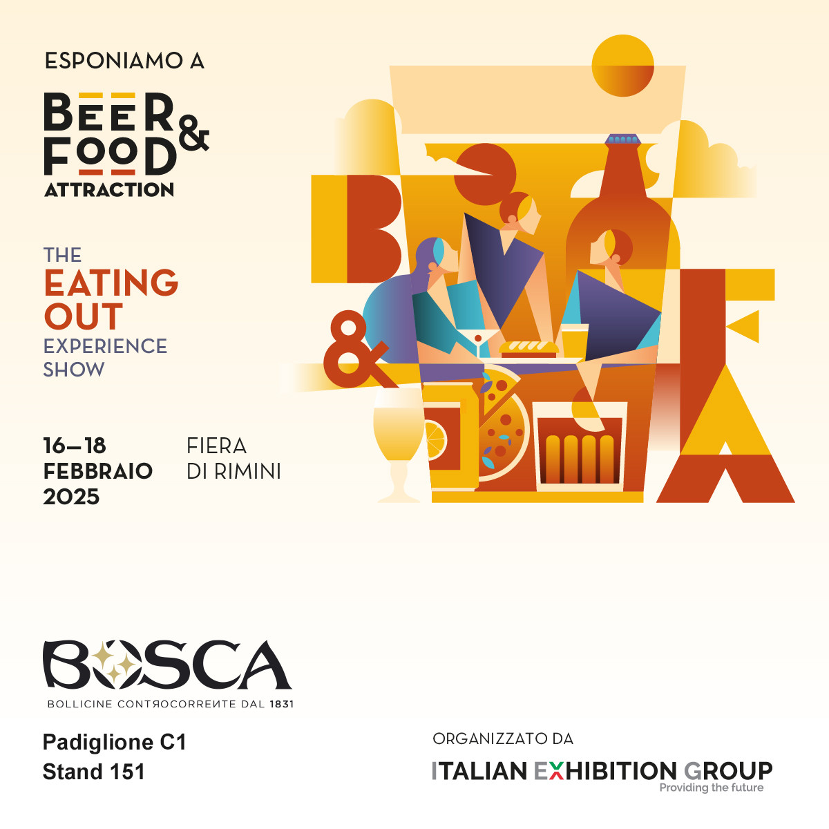 Bosca porta le sue bollicine e Glamtì al Beer&Food Attraction 2025 di ...